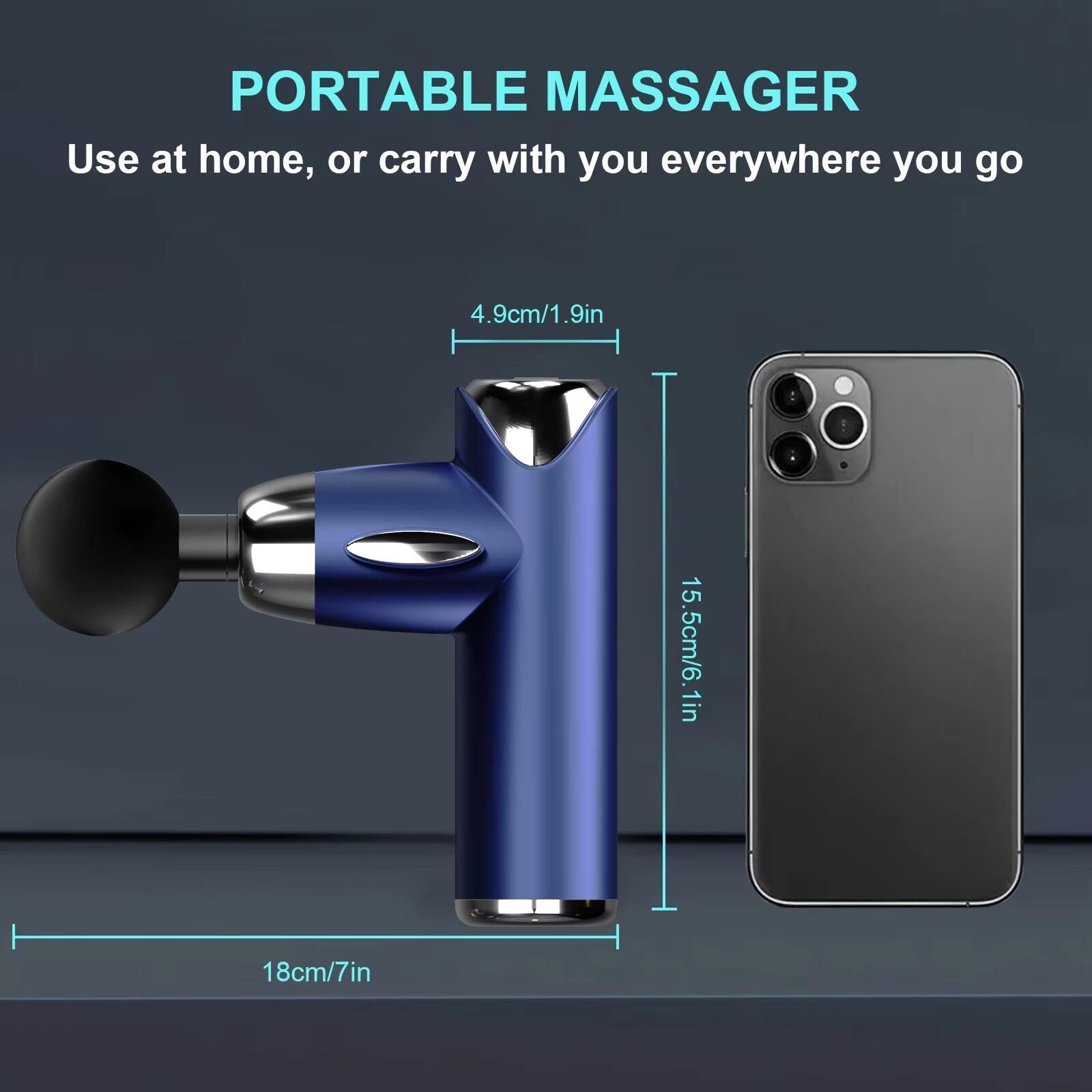 High Quantity Muscle Massage Gun -deep Tissue Mini Massager Gun Body ...