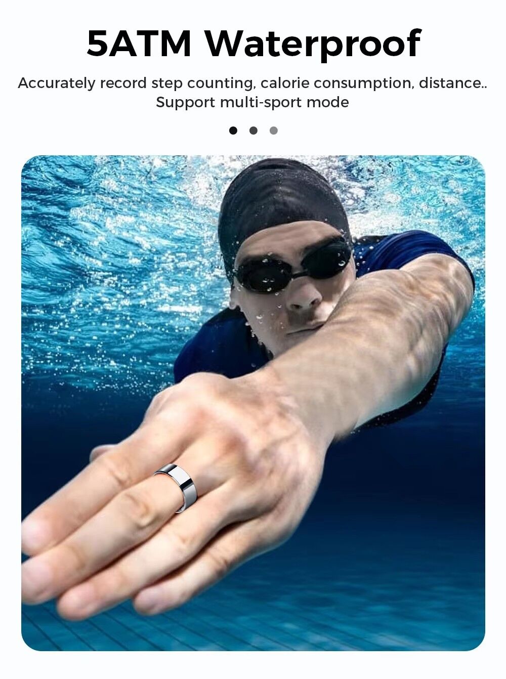 Original Factory Custom D Shr Electronic Digital Smart Ring For Fitness ...