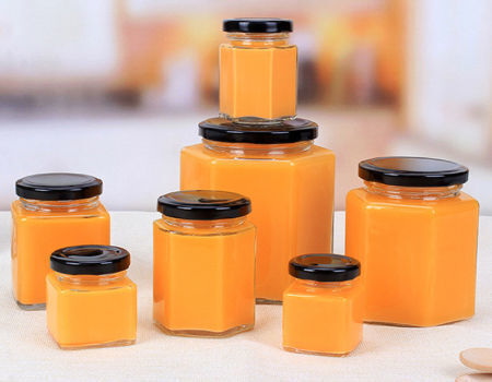 Buy China Wholesale Custom Honey Jars Size Fancy Hexagon Food Grade ...