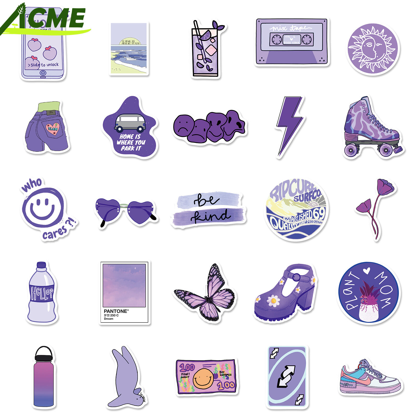 Wholesale Factory Direct Pvc Cartoon Word Cutout Stickers Recyclable ...