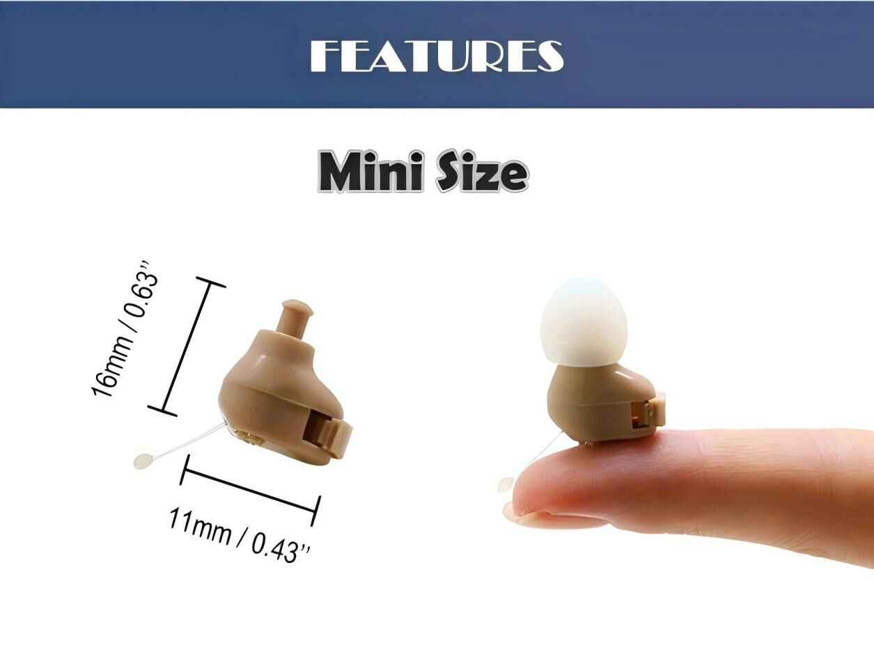 Mini Cic Hearing Aid Ear Sound Amplifier Invisible And Cheap Cic ...