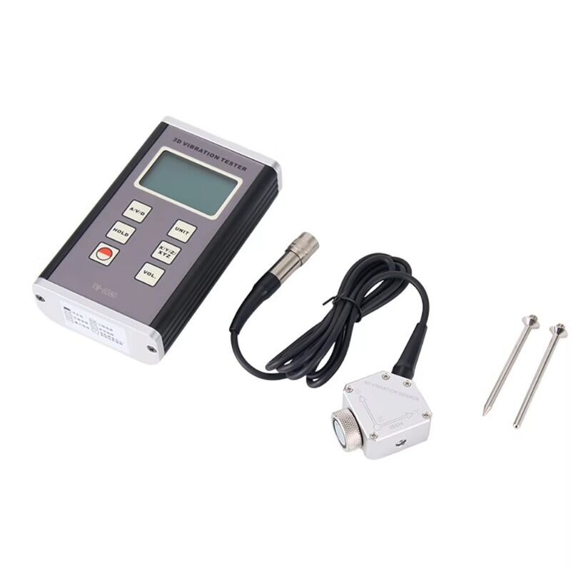Vm-6380 3d Digital Vibration Meter Accelerometer Sensor Vibrometer ...