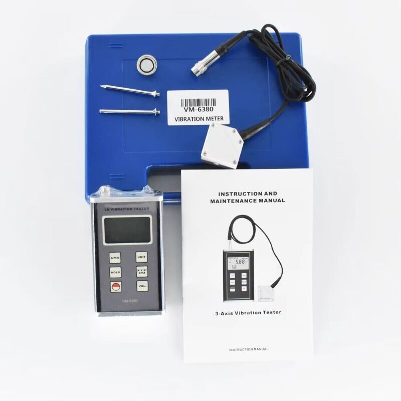 Vm-6380 3d Digital Vibration Meter Accelerometer Sensor Vibrometer ...