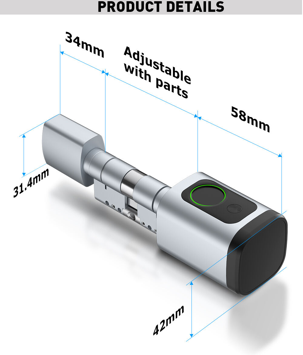 Wholesale Silver Intelligent Door Lock Five Unlocking Methods: Key ...