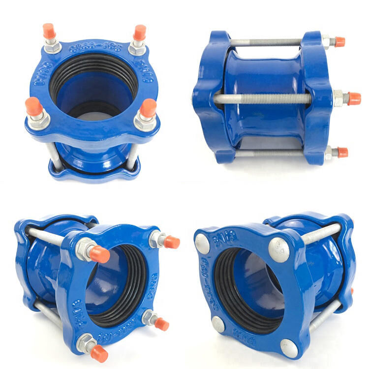 Iso2531/en545 Ductile Cast Iron Di Gibault Joint For Pvc Pipe/ Steel ...