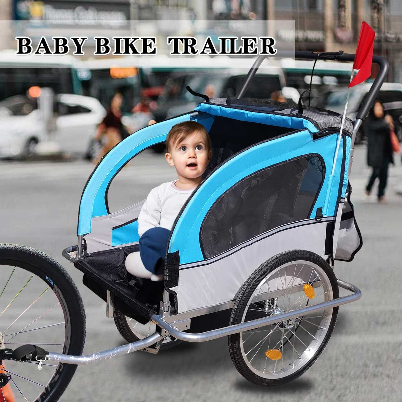 Buy China Wholesale Outdoor Foldable Bike Wagon For Child Convenient ...