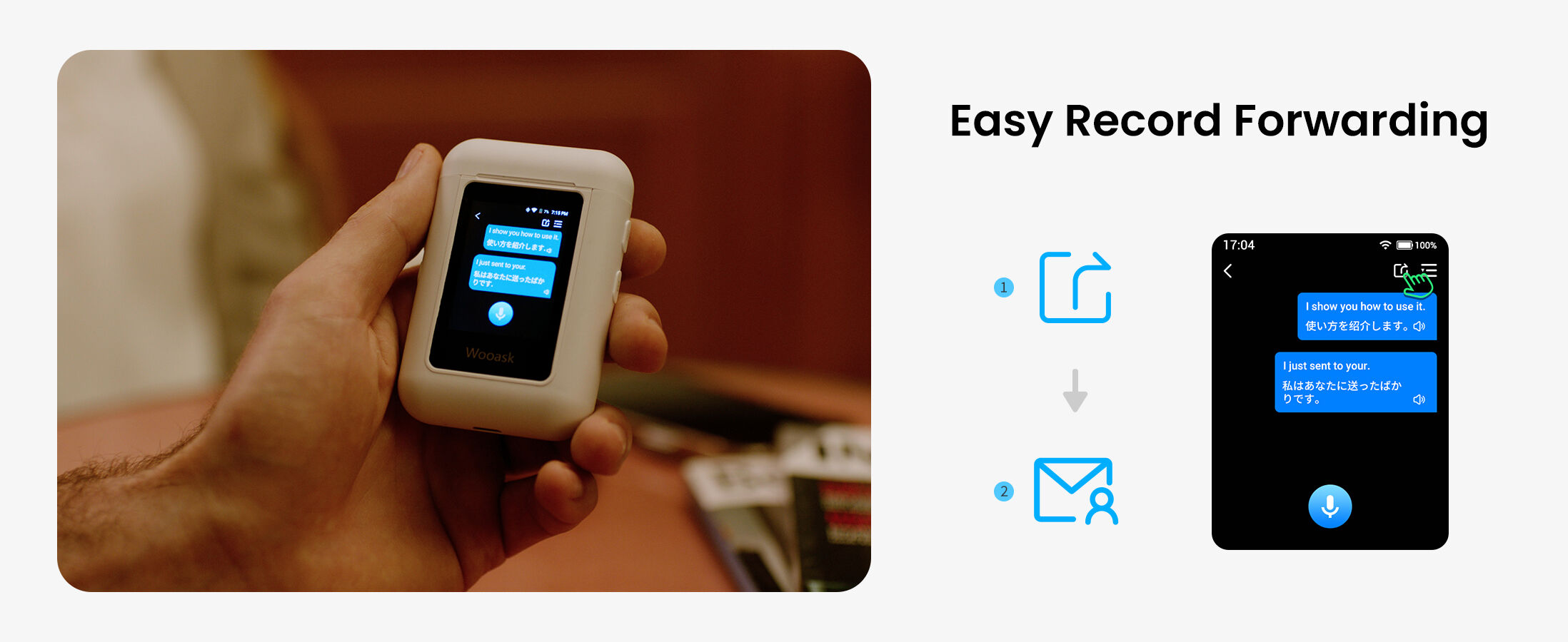 Wooask A8 Translator Earbuds, 4 In 1 Chatgpt Ai Translator Earphones ...