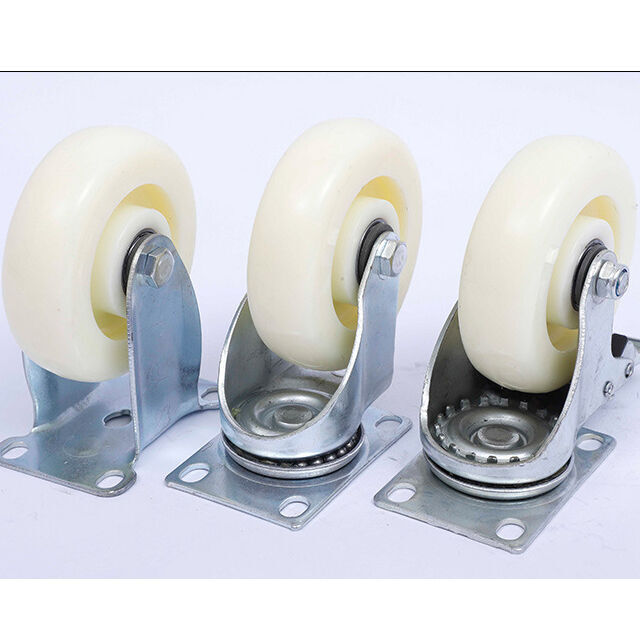 Rotatable Steel Caster Wheel With Or Without Brake Pvc Pu Pp Nylon ...
