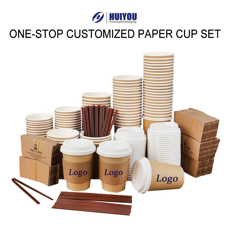 Paper Coffee Cups Disposable 8oz 12oz 16oz 20oz Double Wall Paper Cups ...