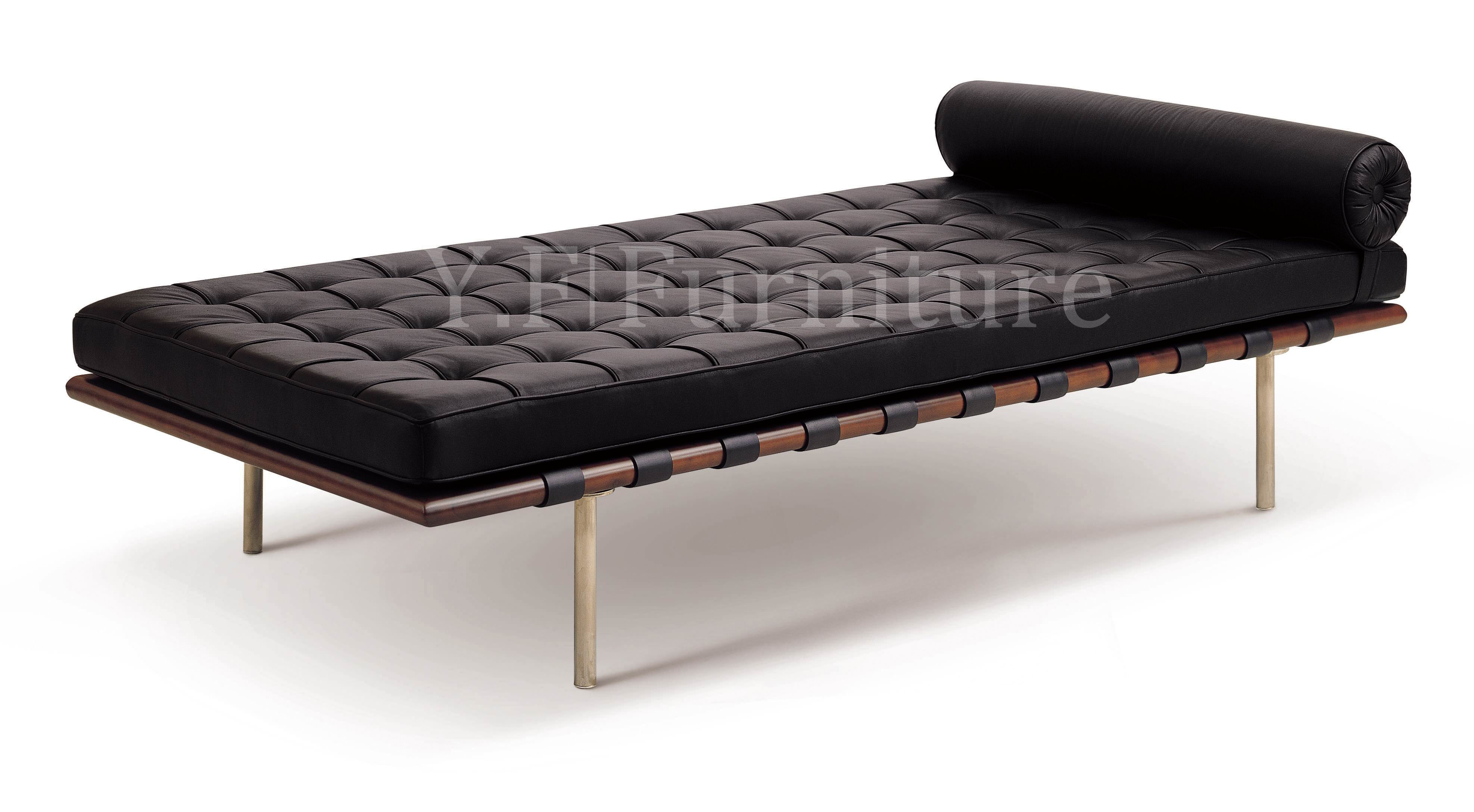 Wholesale Solid Stainless Steel Frame Italian Leather Three Seater ...