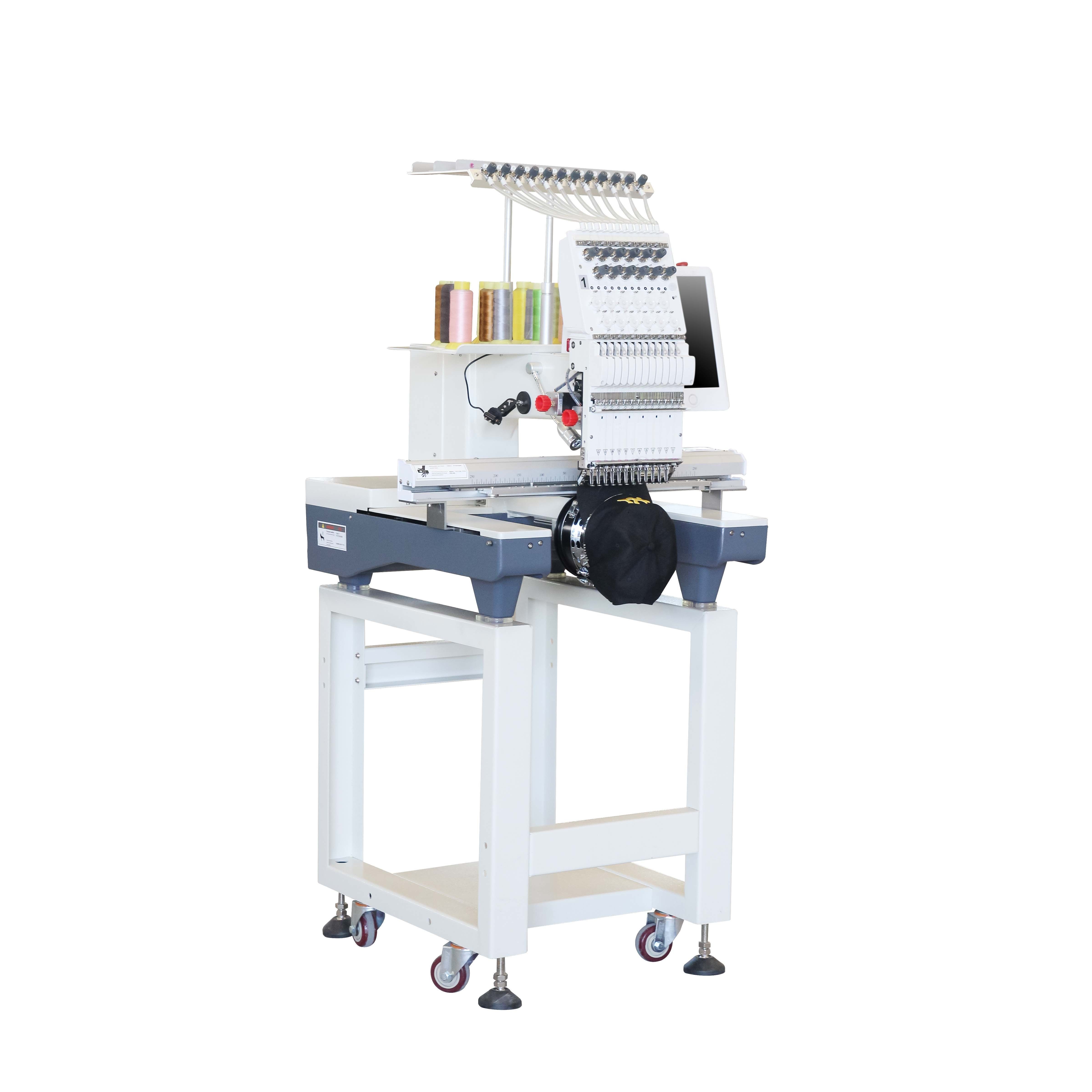 New Style 12 Needle Compact Commercial Embroidery Machine Up To 1200 ...
