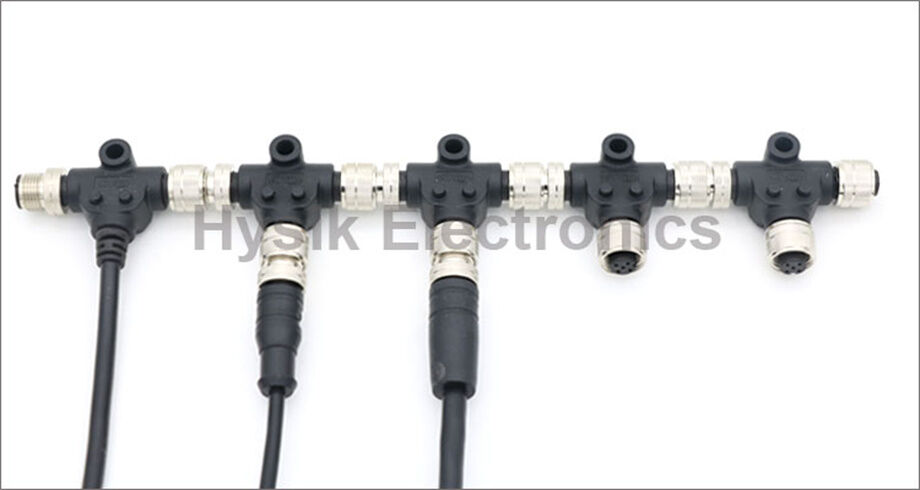 N2k Tee Adapter M12 5 Poles T Connector Ip67 Waterproof Nmea 2000 3-way ...