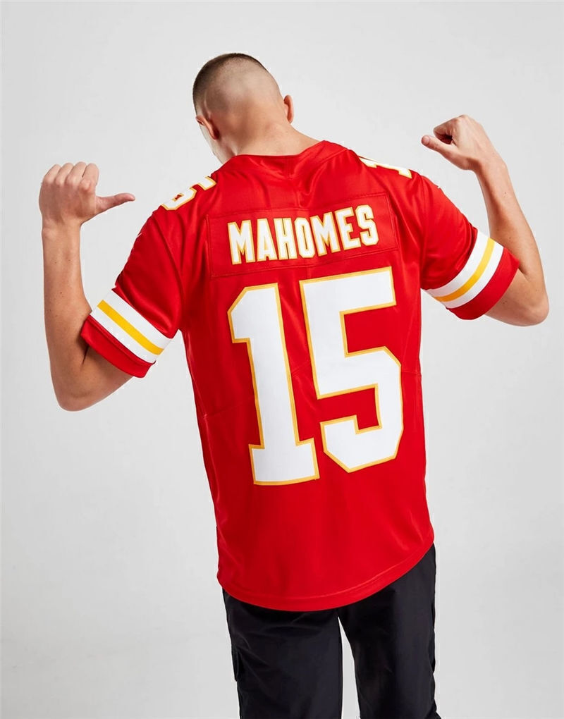 Retro Chiefs Jersey Patrick Mahomes Travis Kelce Red Vapor Limited ...