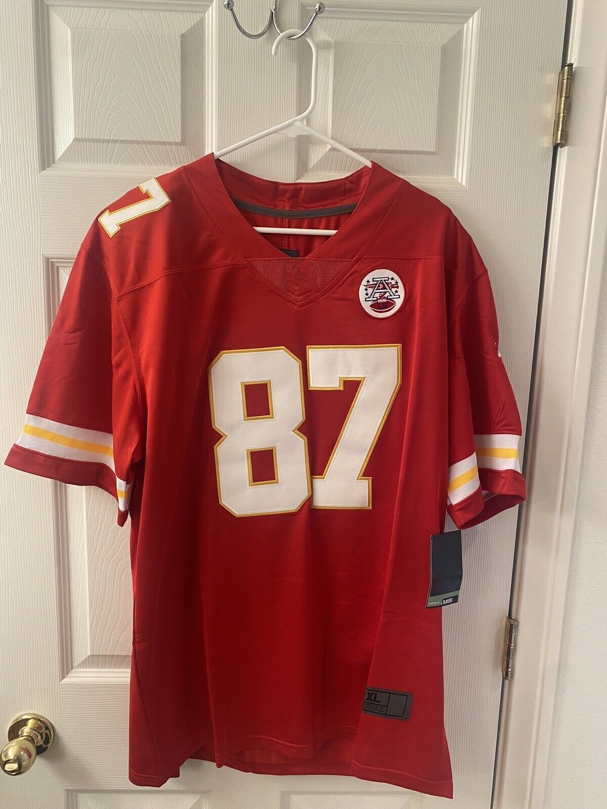 Retro Chiefs Jersey Patrick Mahomes Travis Kelce Red Vapor Limited ...