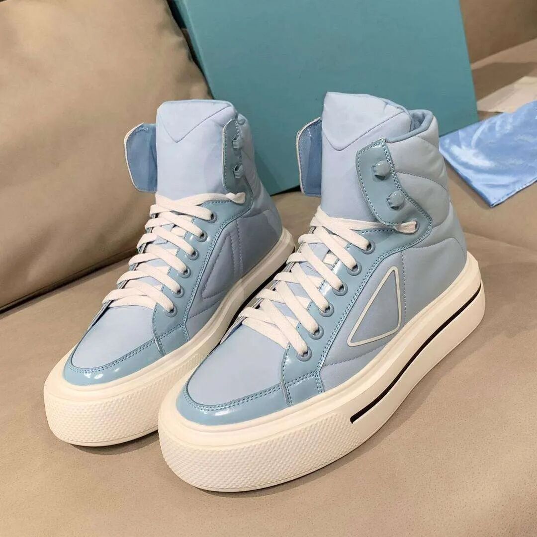 Wheel Gabardine Zipped-pouch High-top Re-nylon Trainers Sneakers For ...