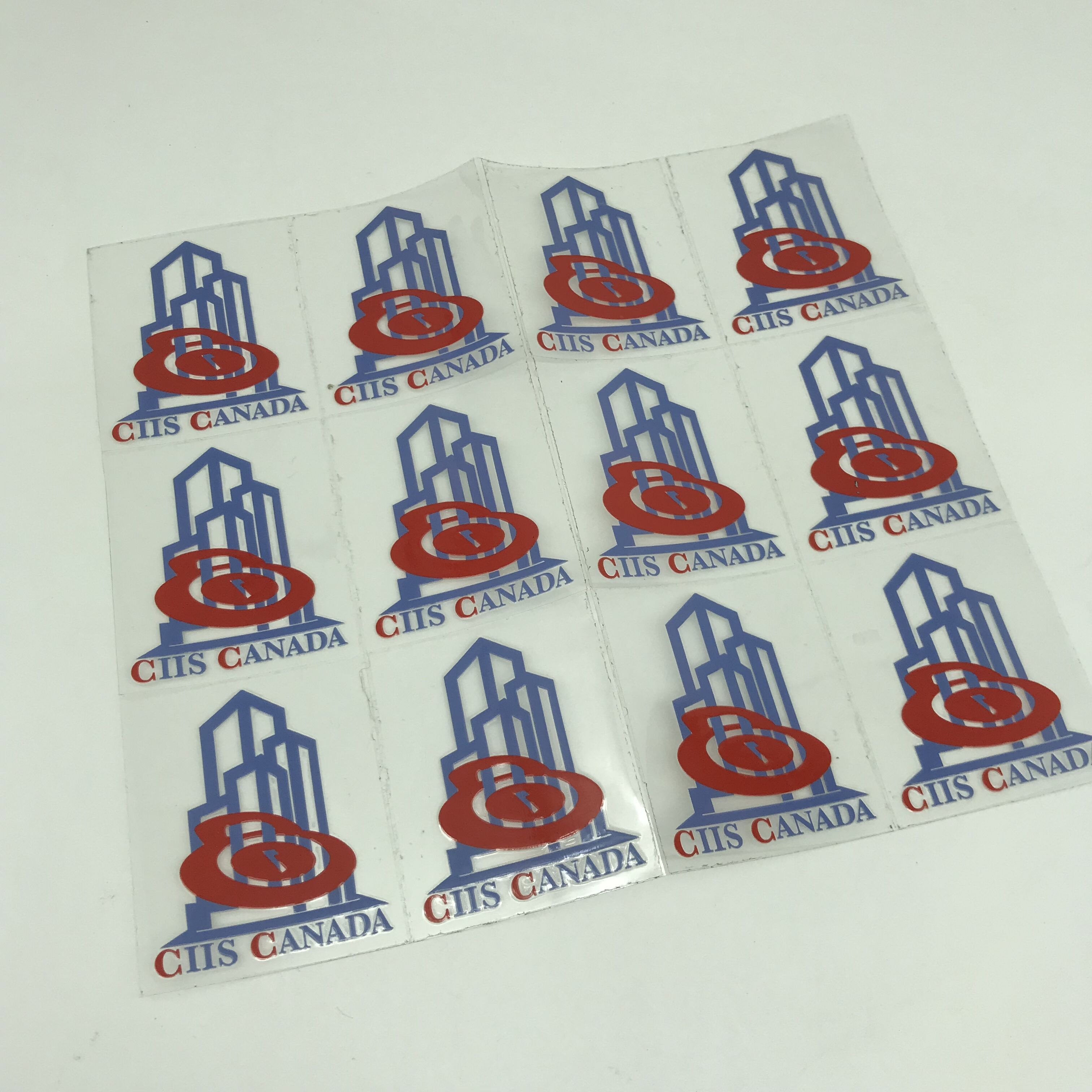 Crystal Label Uv Transfer Sticker Custom Tear Film Sticker Metal Letter Hot Stamping Logo ...