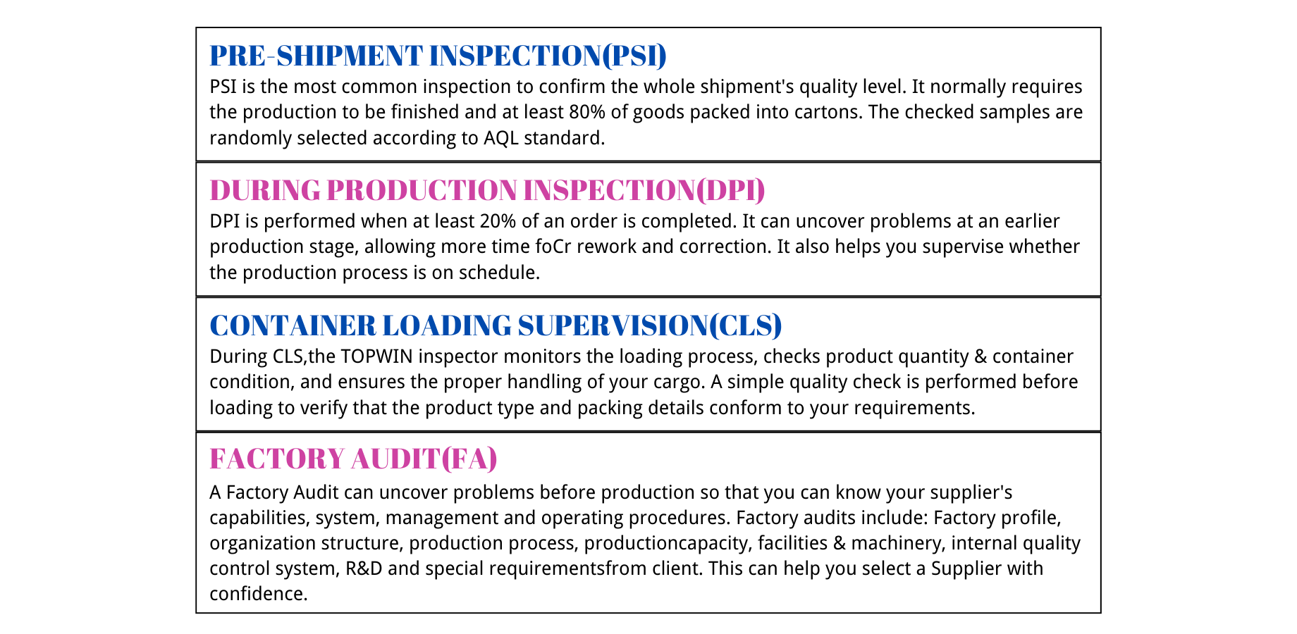 Third Party Inspection Service Quality Inspection Production Inspection ...