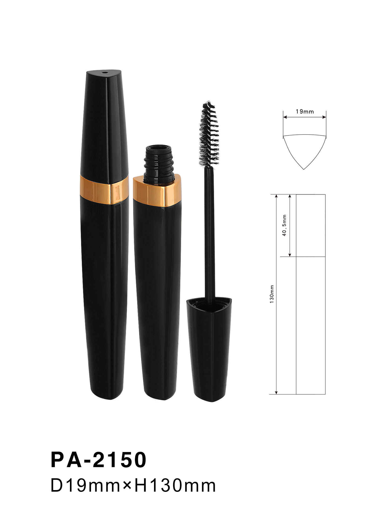 Buy China Wholesale Pa-2150 10ml Triangle Shape Mascara Tube Mascara ...