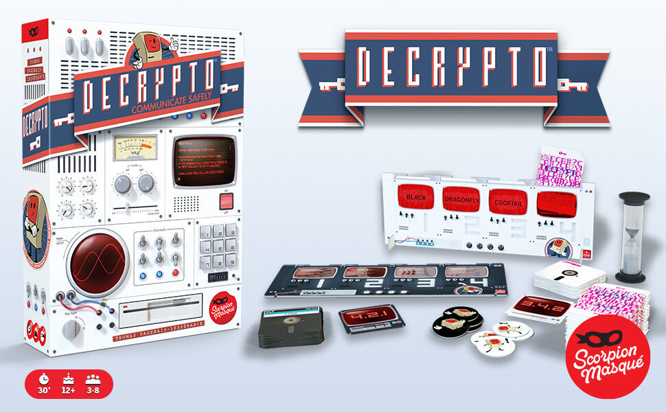 Scorpion Masqué Decrypto | Deduction Party Game For Teens And Adults | Ages 12+ | 3 To 8 Players ...