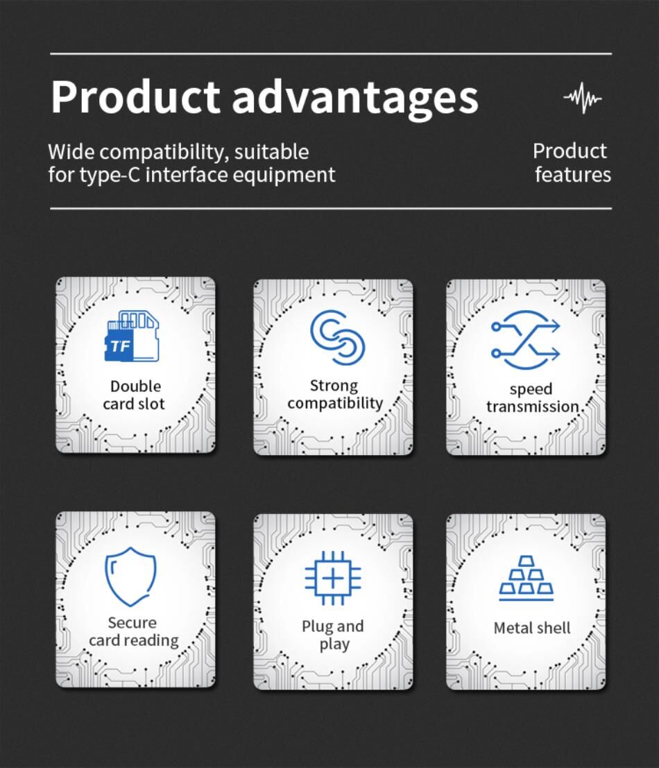 Oem Odm Type-c Card Reader Usb3.0 Sd Card Tf Card 3 In 1 ...