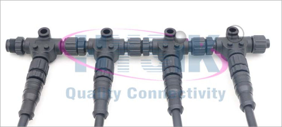 N2k Tee Adapter M12 5 Poles T Connector Ip67 Waterproof Nmea 2000 3-way ...