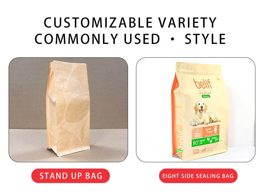 Custom Printing Food Grade Plastic Square Bottom Bag Flat Bottom Zipper ...