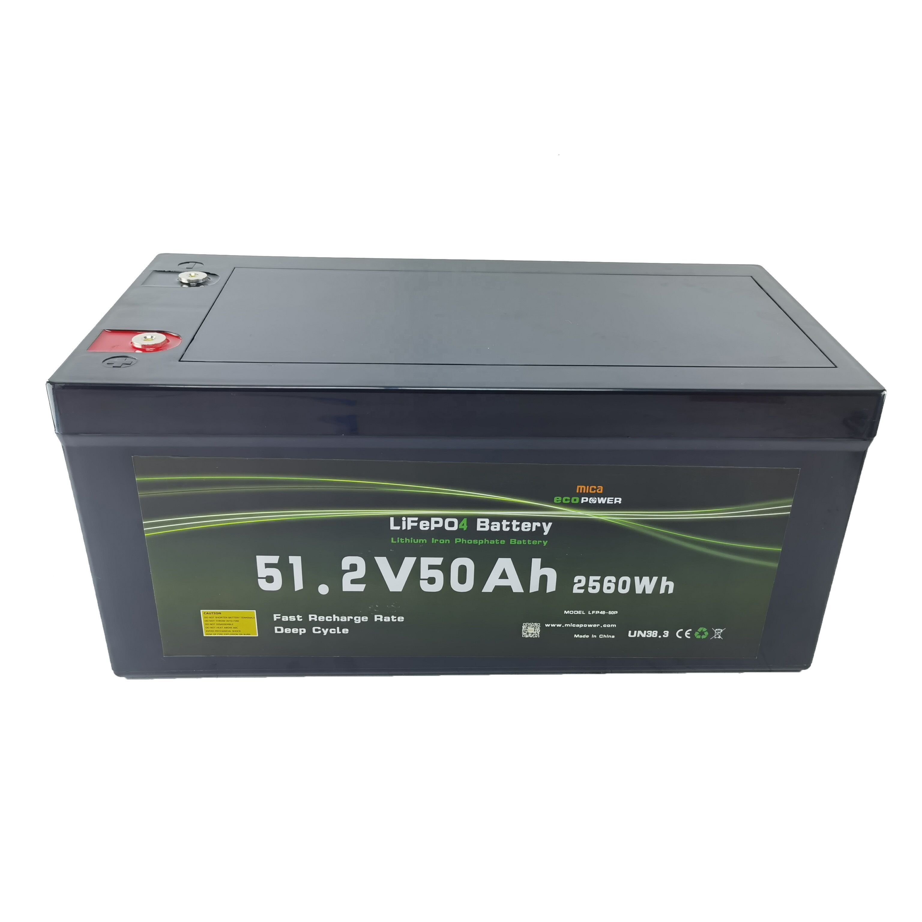 Customize 51.2v 48v 50ah Rechargeable Lifepo4 Battery Pack Golf Cart ...