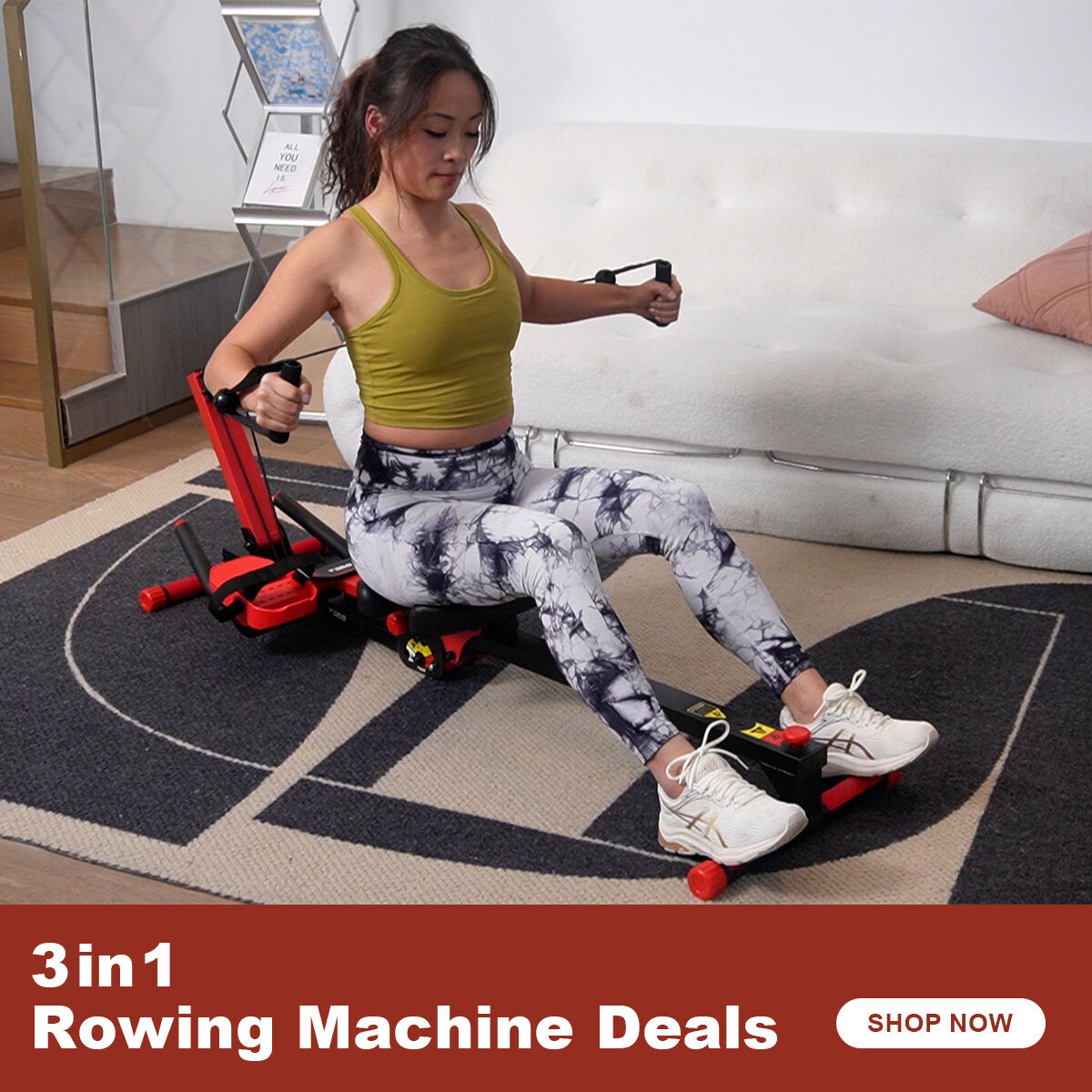 Factory Wholesale High Quality Home Use Rower Exercise Gym Magnetic ...
