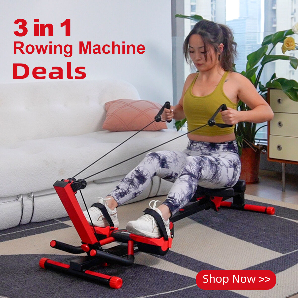 Factory Wholesale High Quality Home Use Rower Exercise Gym Magnetic ...