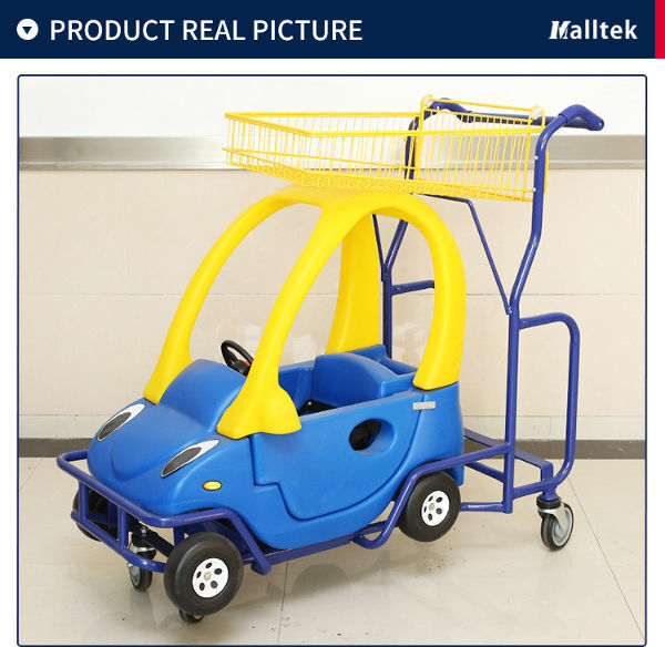 Hot Sale Supermarket Kids Trolley Metal Cart Plastic Mini Kids Shopping ...