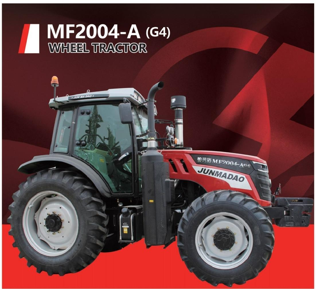 Junma Road Wheeled Tractor Mf1804-b(g4), Backhoe Loader, Tractor ...