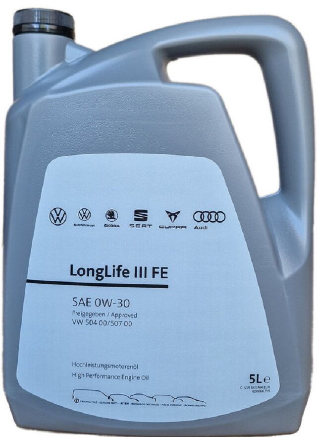 Motor Oil Original Vw 0w-30 Fe (5 Liters) Low Price - Expore Germany ...