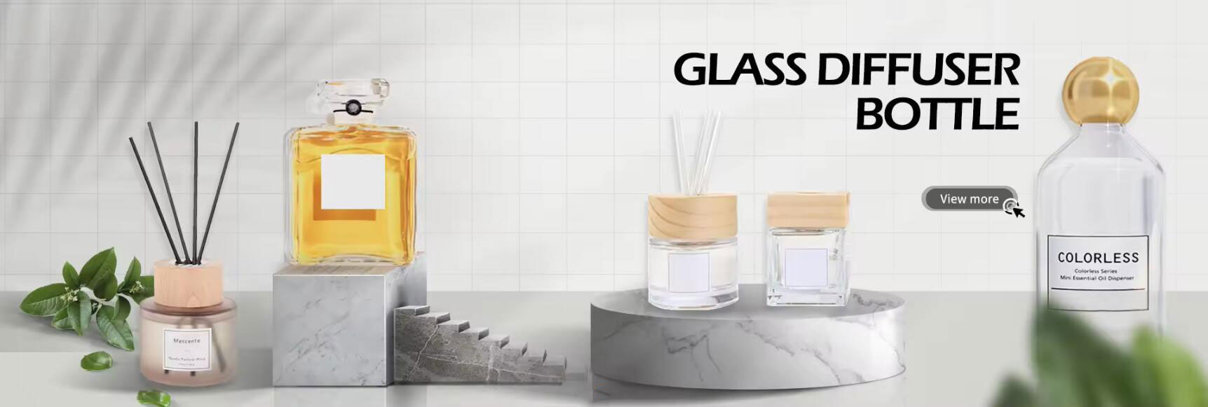 Home Fragrance 50ml Fashion Glass Bottle Fruity Scent Perfume Essential ...