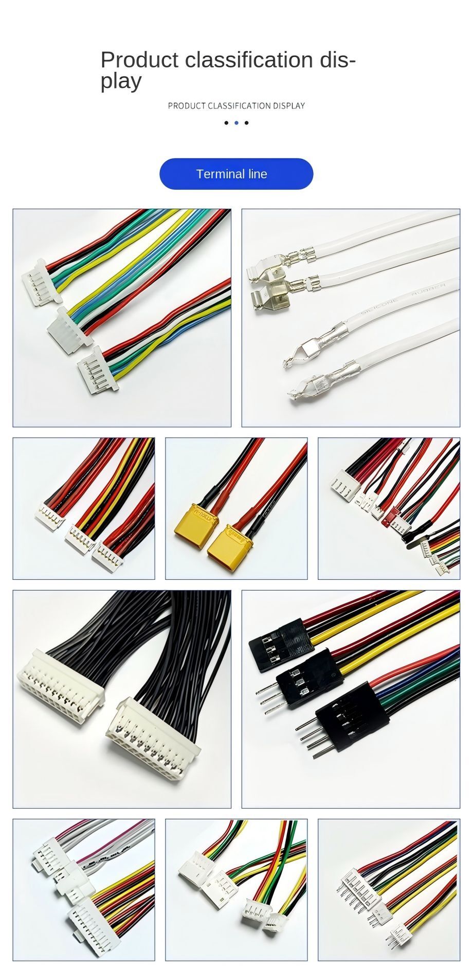 Zh1.5mm Spacing 3p Single Head Terminal Wire Electronic Wire Heat ...