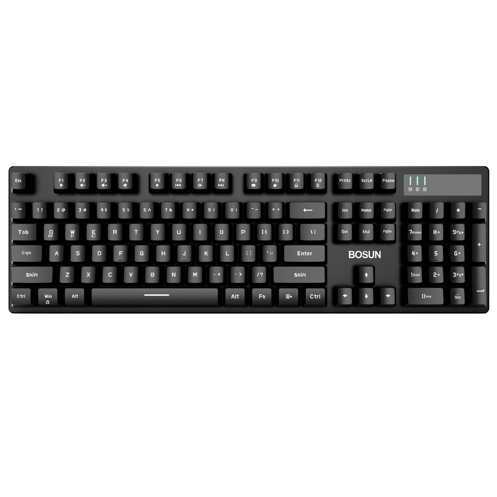 Wholesale Basic 104 Keys Black 2.4g+bt Wireless Mechanical Keyboards ...