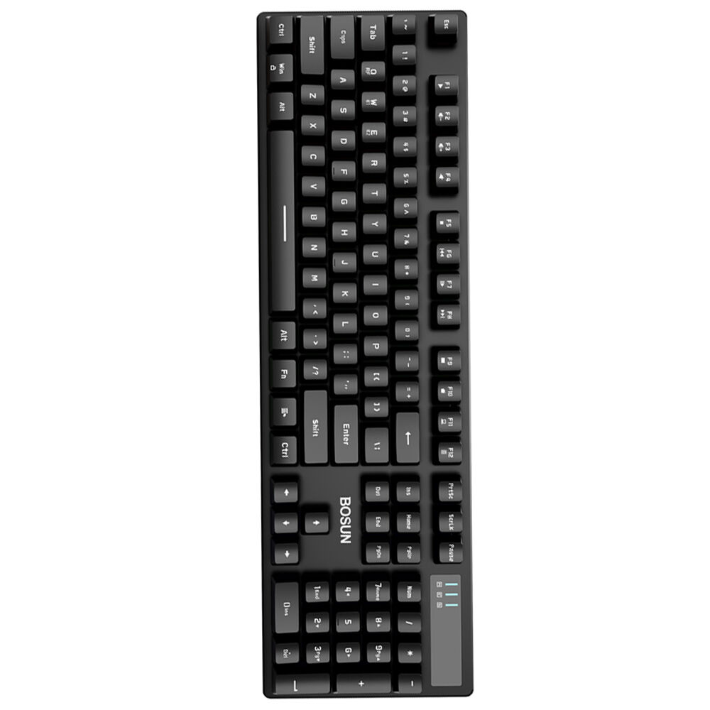 Wholesale Basic 104 Keys Black 2.4g+bt Wireless Mechanical Keyboards ...