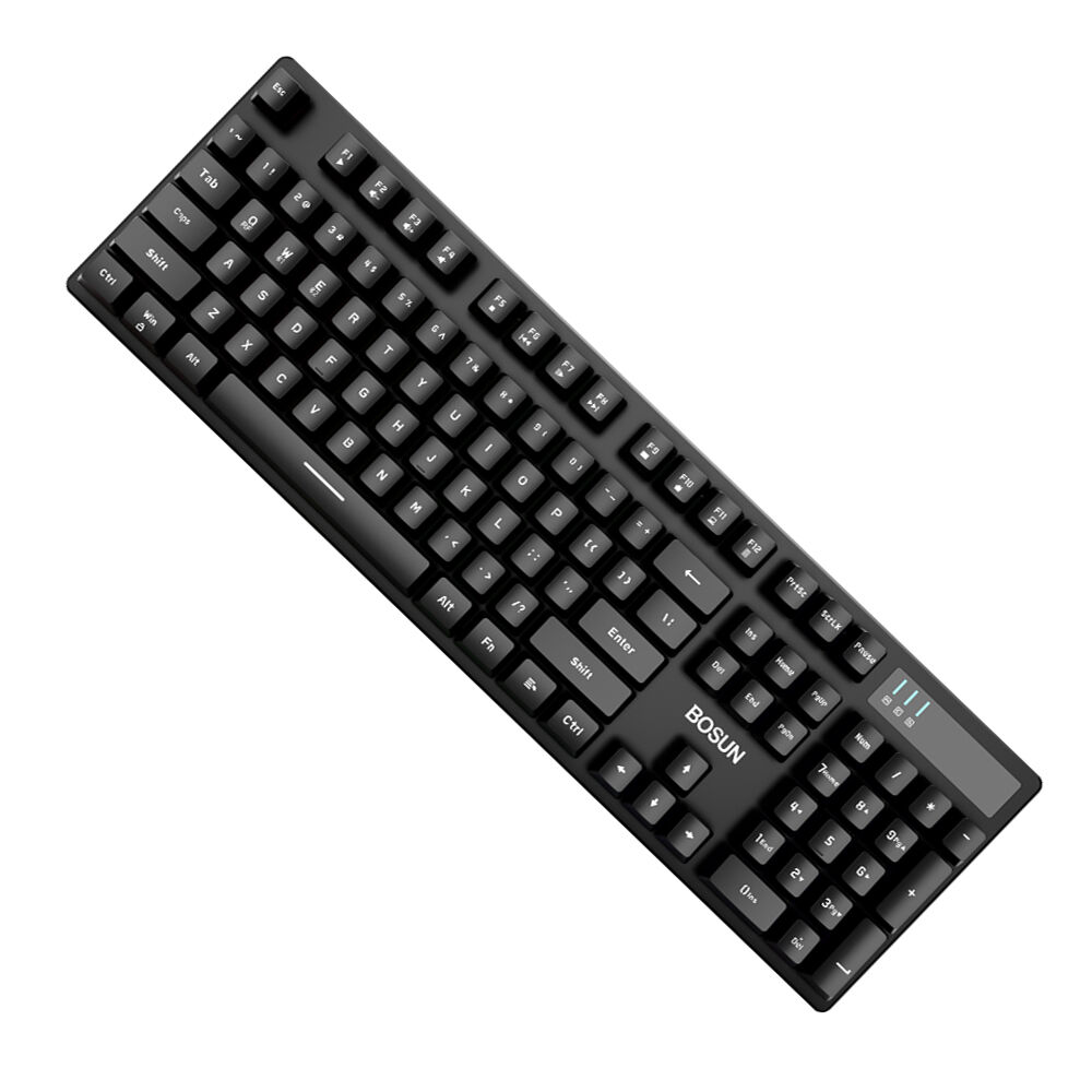 Wholesale Basic 104 Keys Black 2.4g+bt Wireless Mechanical Keyboards ...