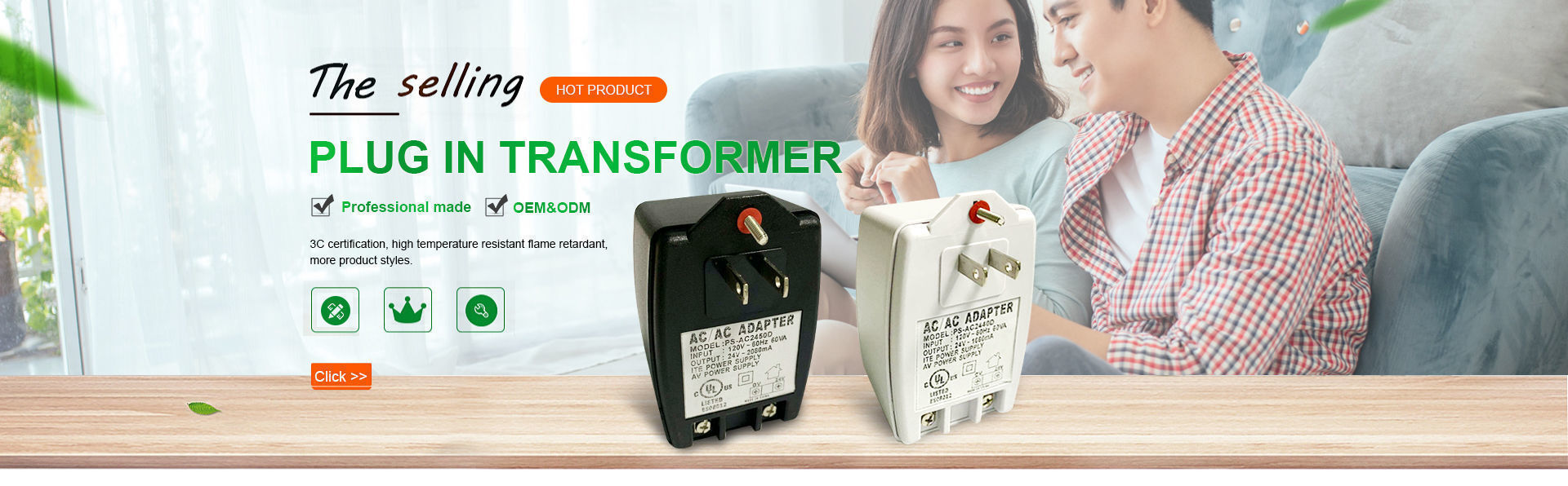 Eu Plug Linear Transformer 12vac 1000ma Ac Ac Adaptor Transformer 230v ...