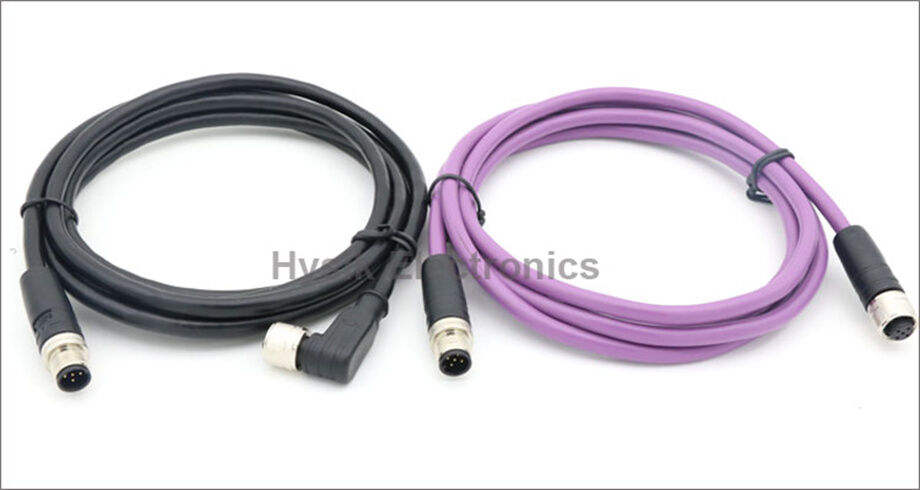 Devicenet M12 Cable A Coding 5-pin Male To Female Double Ended Cable ...