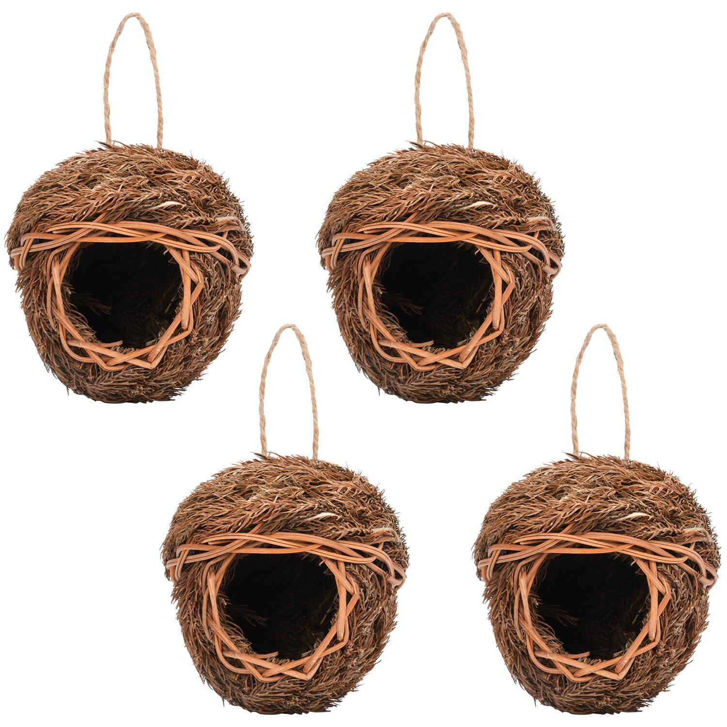 Hummingbird Outdoor House Finch Grass Bird Nest For Cage And Hanging ...