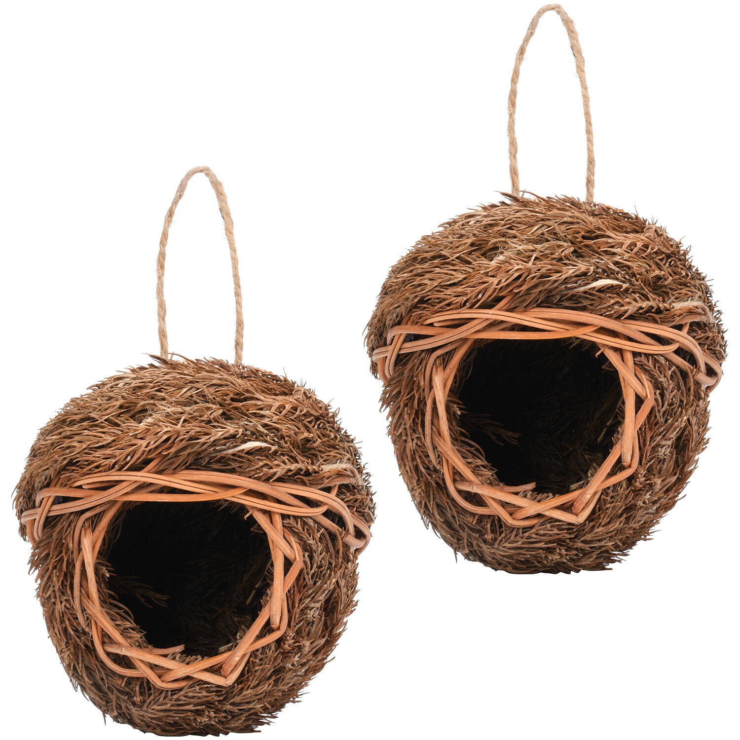 Hummingbird Outdoor House Finch Grass Bird Nest For Cage And Hanging ...