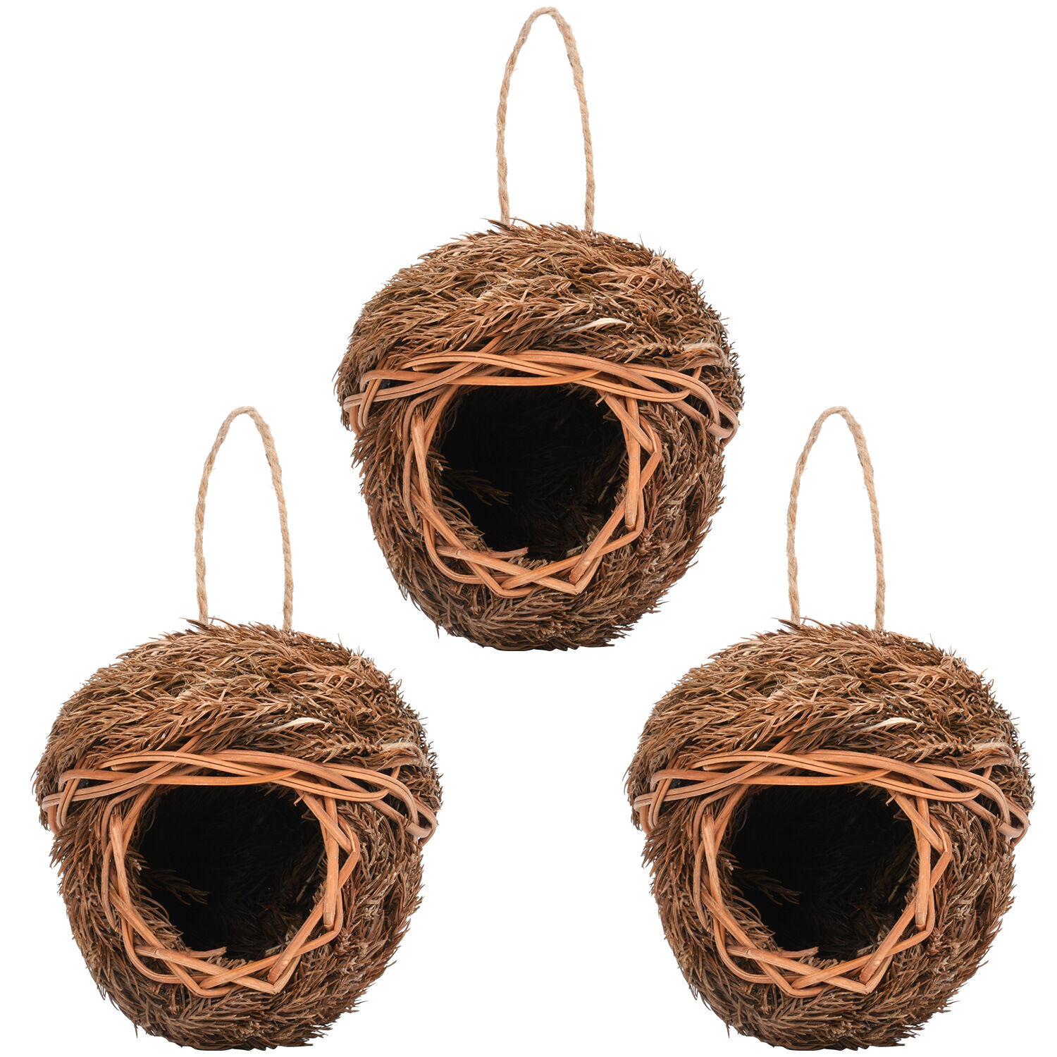 Hummingbird Outdoor House Finch Grass Bird Nest For Cage And Hanging ...