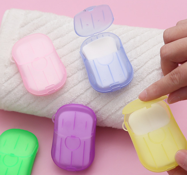 Wholesale Travel Disposable Soap Tablets Box Soap Paper Portable Hand ...