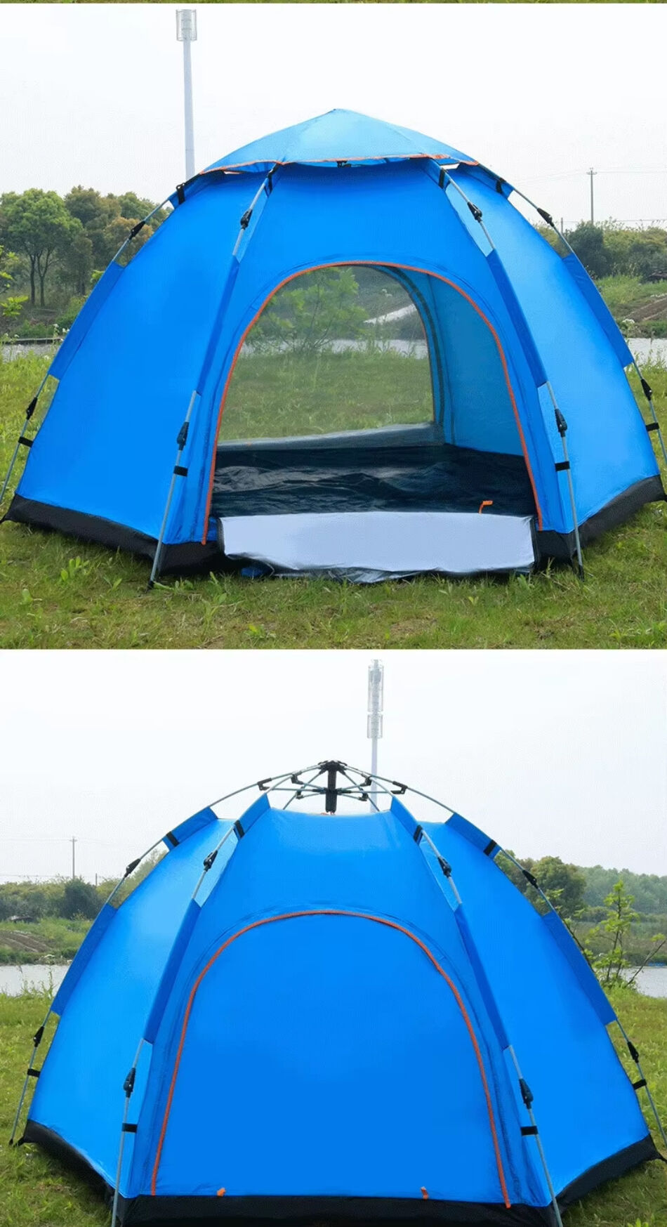 Outdoor Tent Automatic Portable Camping Tent Quick Camping Outing Yurt ...