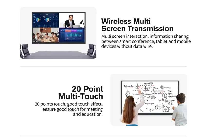 75 Inch Ifp 4k Educational All In One Pcs 20 Point Touch Screen ...