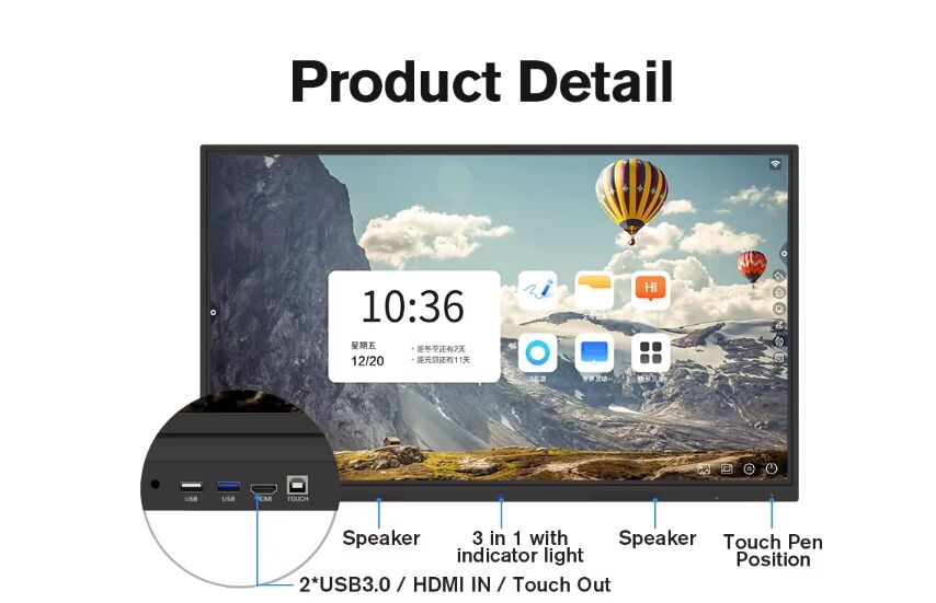 75 Inch Ifp 4k Educational All In One Pcs 20 Point Touch Screen ...