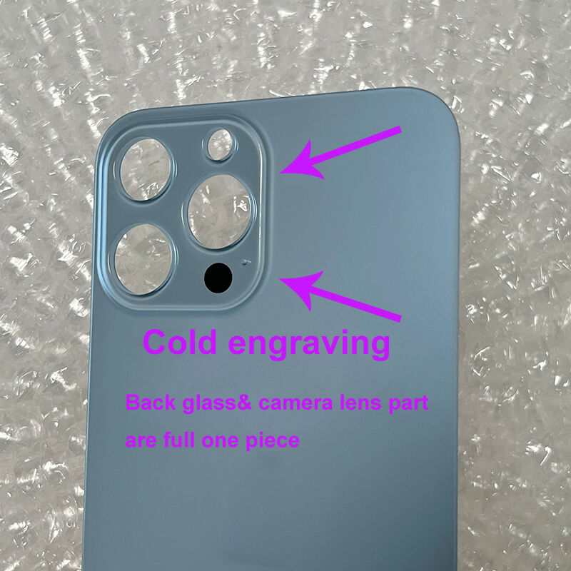 Big Hole Back Glass For Iphone 15pro 15 Pro Max Rear Glass One Piece ...