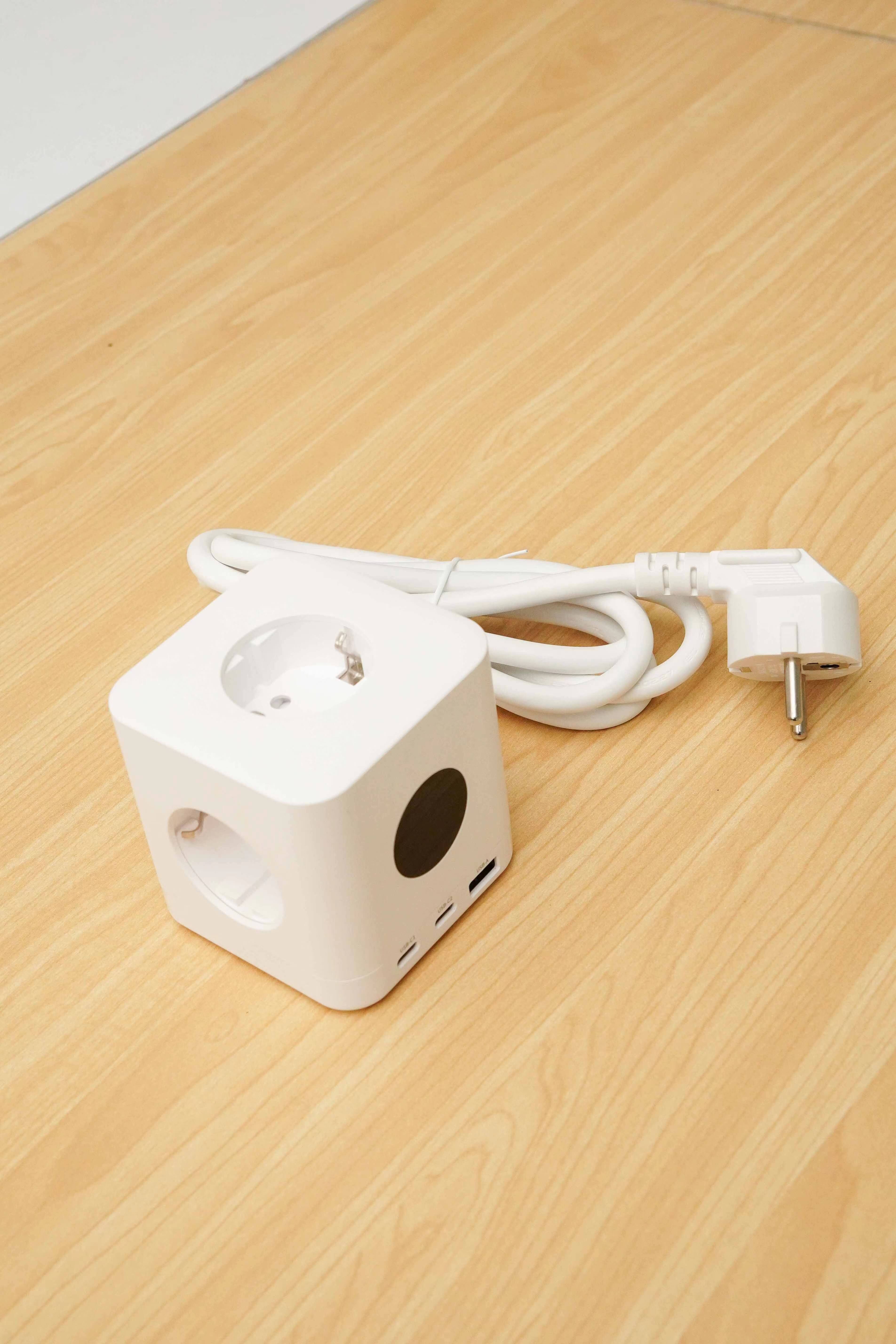 16a Eu Power Socket Strip With 67w Gan Pd Type-c Port & Usb Ports ...