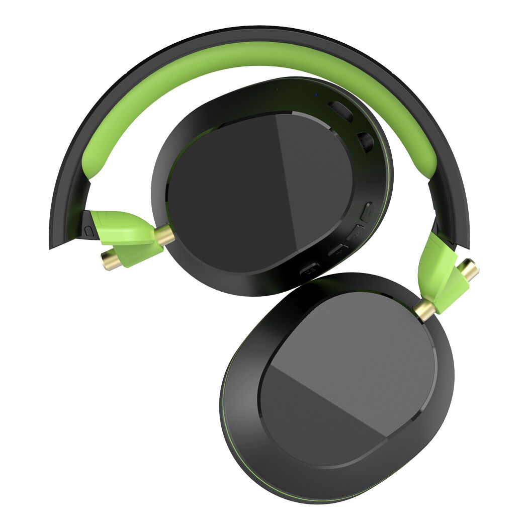Bluetooth 5.4 Headset Renewable Energy Wireless Headphones Solar Green ...
