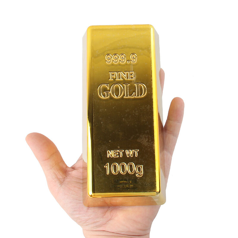 Metal Gold Bar 450g Custom Alloy Metallic Commemorative Business Gift ...
